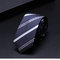 Men's Neckwear Leisure Navy Custom Ascot Woven Tie Silk Woven Strip Necktie