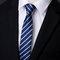 Men's Fashion Accessories Made Blue Woven Tie 100% Silk Necktie for Custom Wholesale Blue Necktie