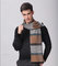 100% viscose fashion scarf men soft warm f scarves for men with tassels